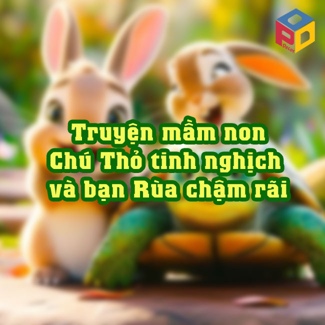 Chú Thỏ tinh nghịch và bạn Rùa chậm rãi